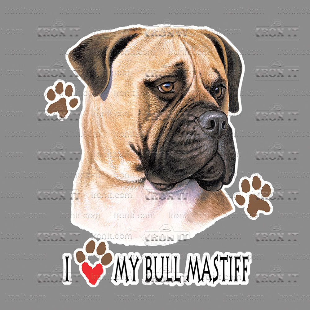 Bull Mastiff | Home Iron On DTF (Direct-To-Film) Heat Transfers – Iron ...